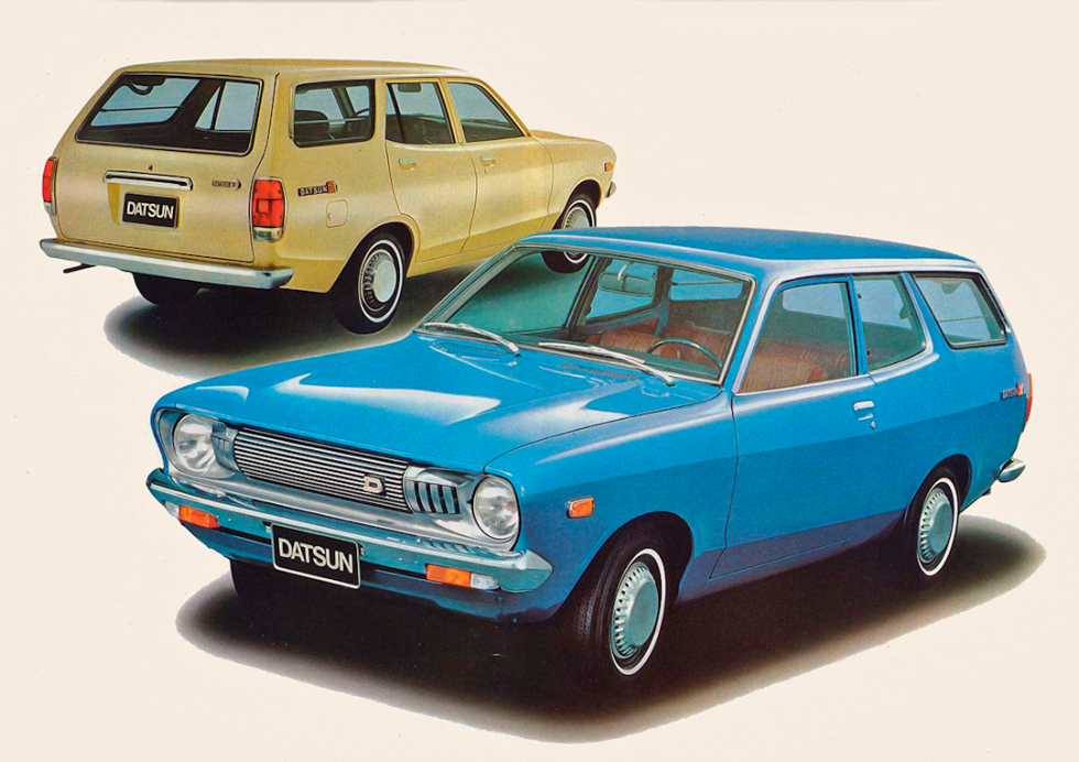 Datsun 120Y - Terjes biler - Populær familiebil også her i Norge
