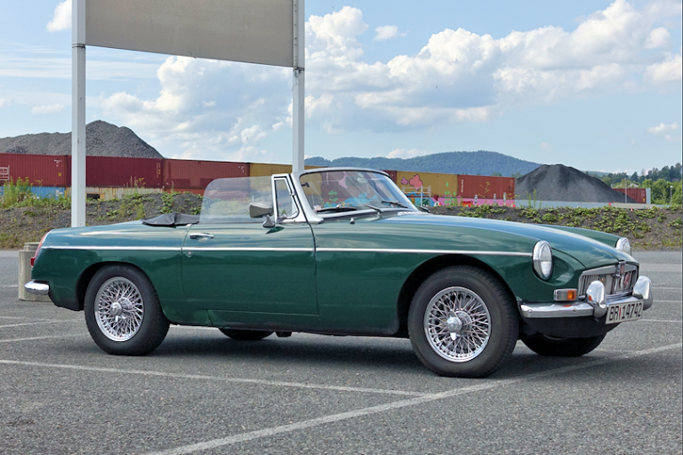 MG MGB - Klassisk og tidløst britisk sportsbilkonsept.