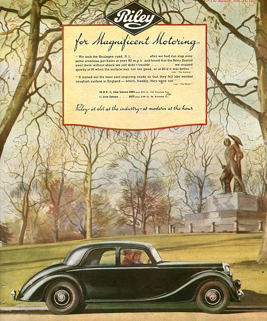 Riley - med sportslige ambisjoner - Terjes biler - Riley RM og Pathfinder